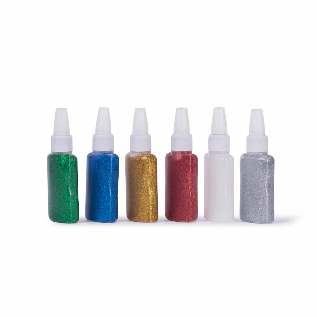 Cola Colorida LYKE c/ glitter 25g - Cx c/ 6 un - LYKE