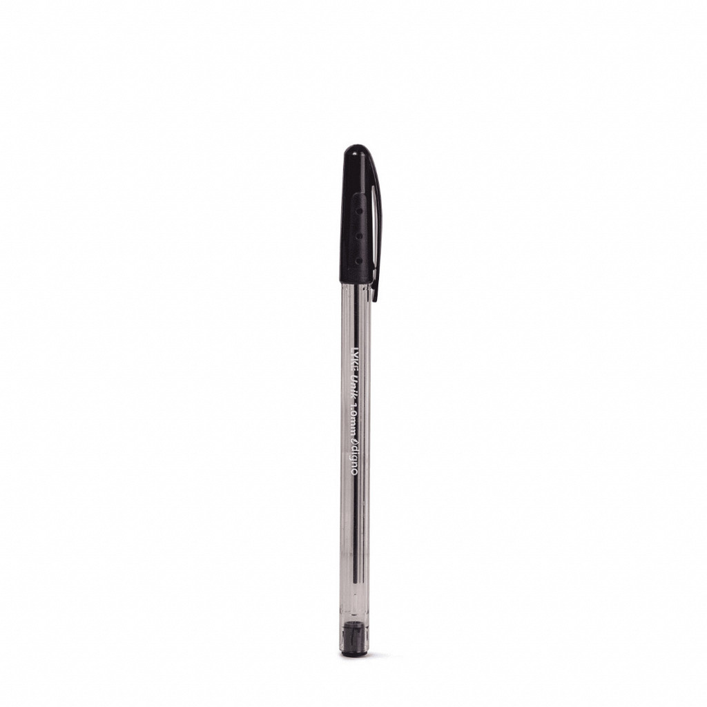 Caneta Esferográfica UNIK LYKE 1.0mm sextavado - Preta - Caixa - LYKE