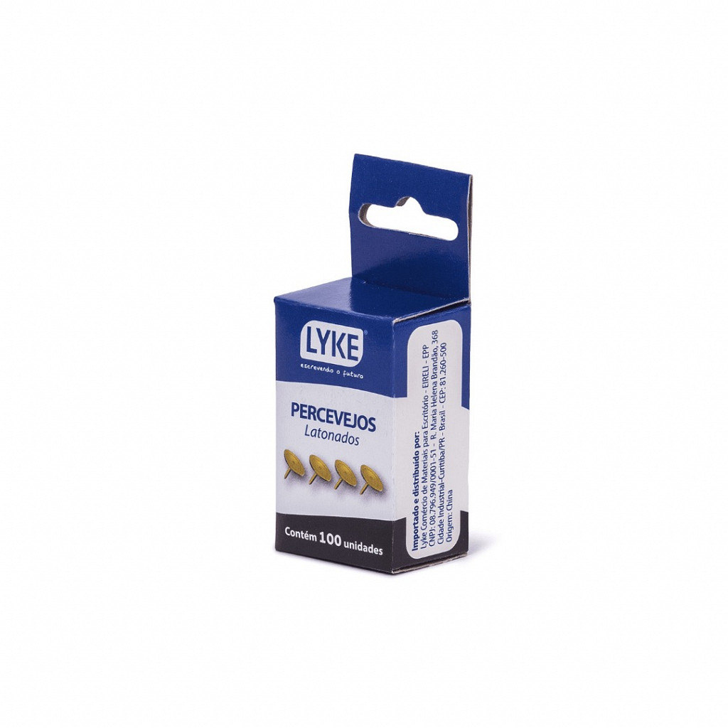 Percevejo Latonado - Cx c/ 100 pcs - LYKE