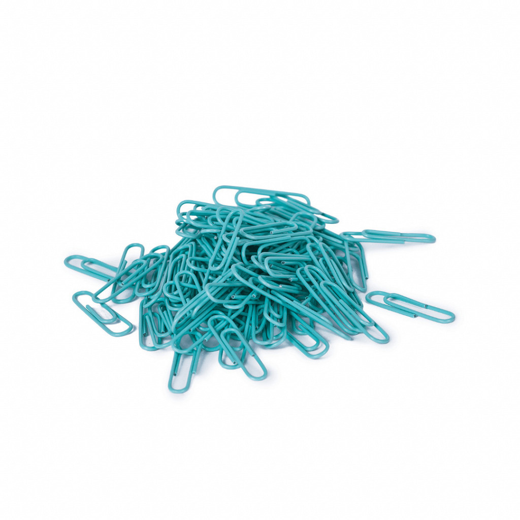 Clips 33mm Verde Pastel - 100 pcs - LYKE